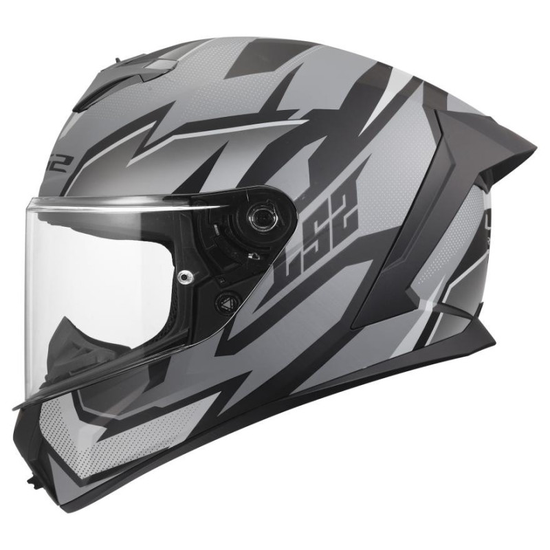 2026 LS2 FF820 Xtrem, Karting/Moto Helmet Helmet Size XS Color Black / Grey